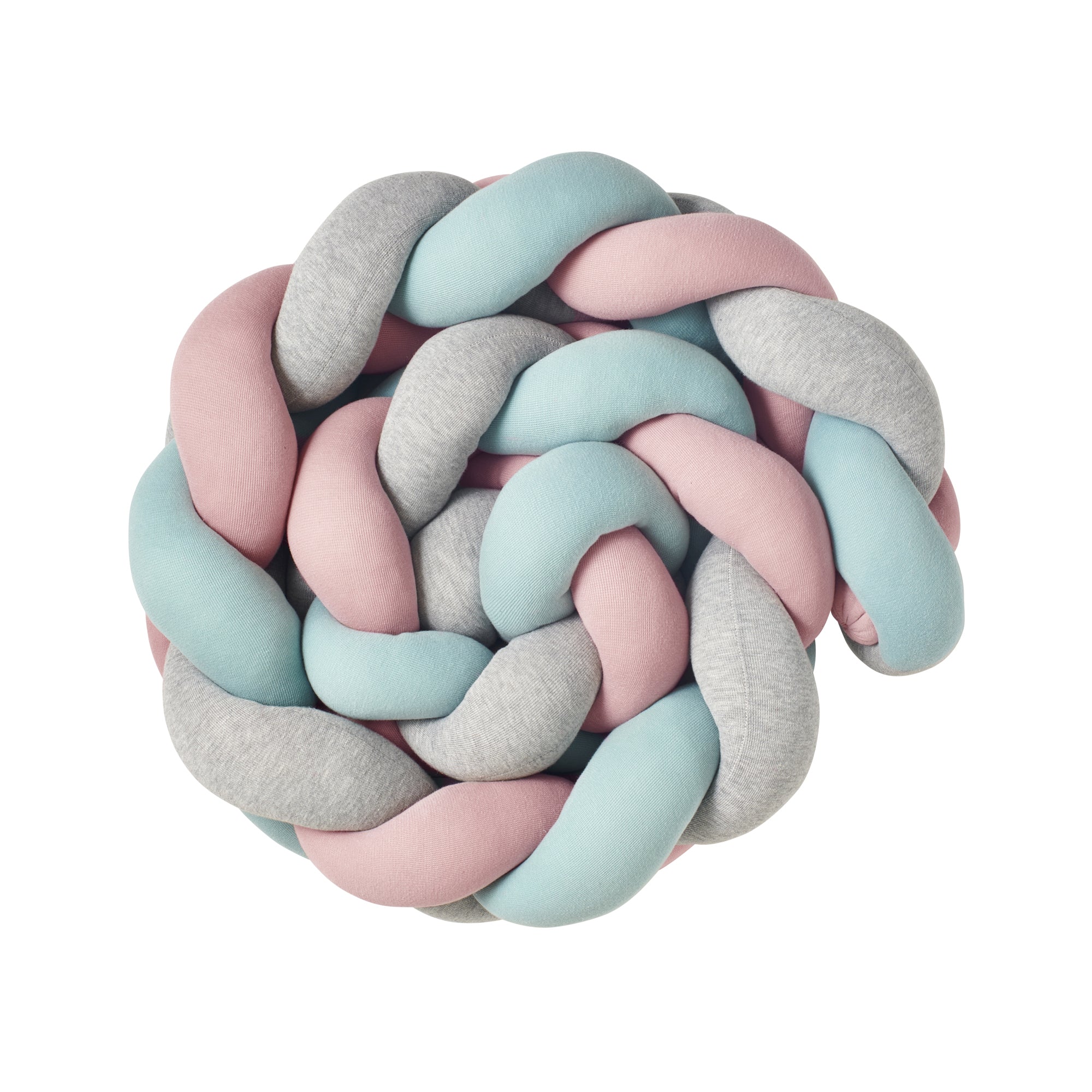 Braided bed bumper knit